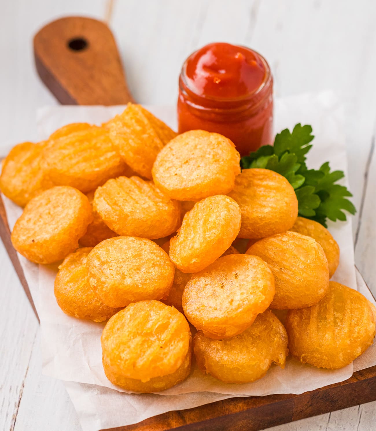 3 Ingredient Crispy Potato Pillows - Kirbie's Cravings