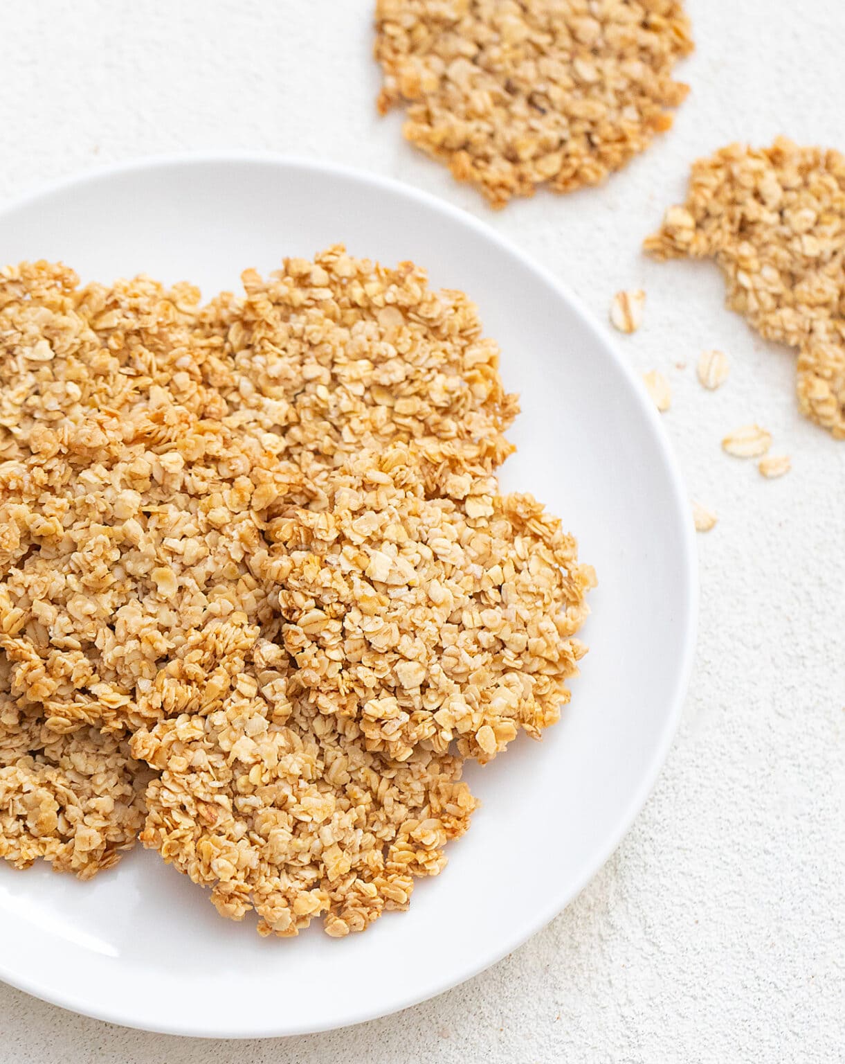 3 Ingredient Healthy Crispy Oatmeal Cookies (No Flour, Eggs, Refined ...