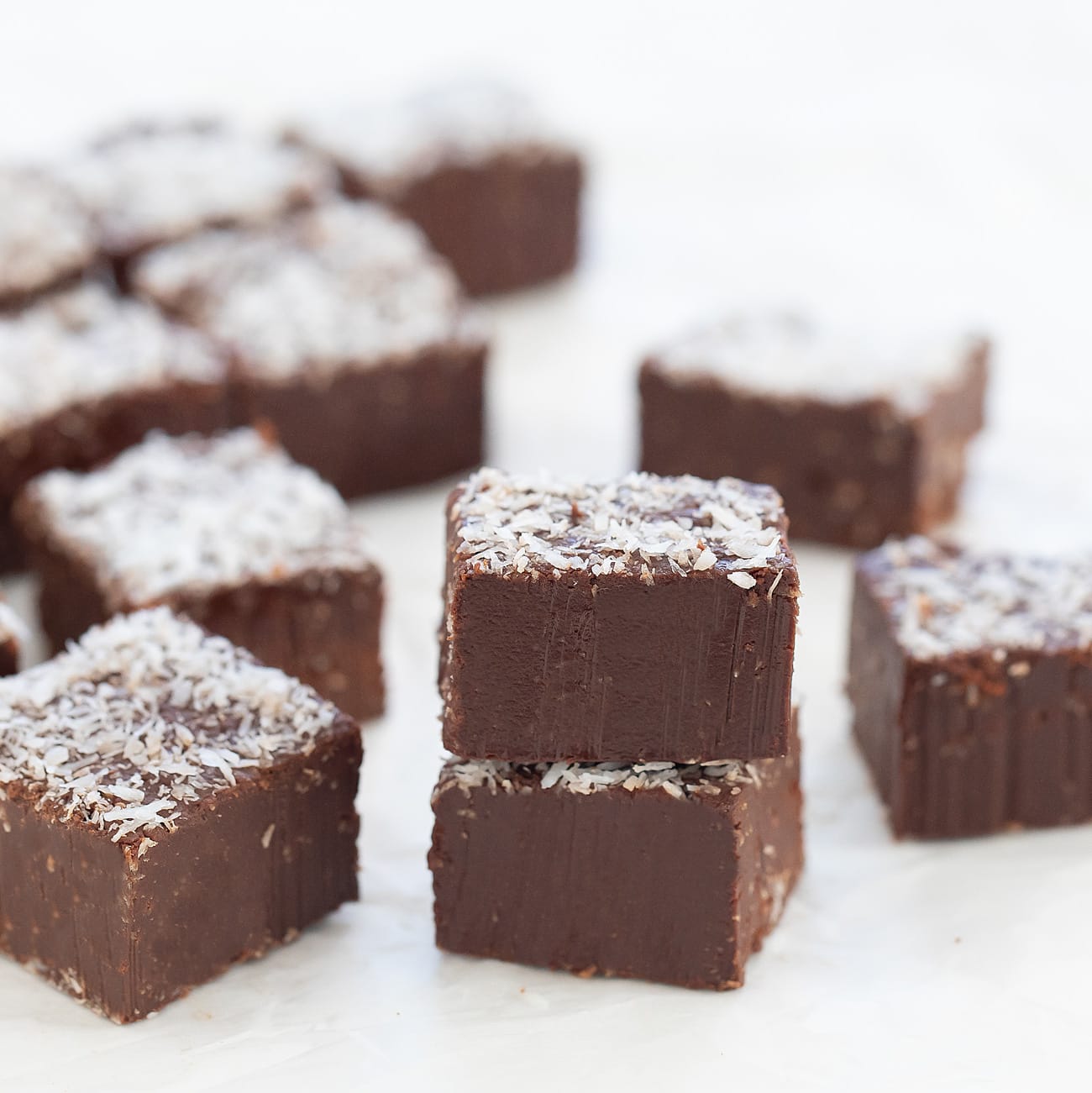 3 Ingredient Coconut Fudge - Kirbie's Cravings