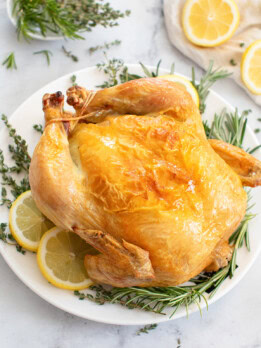 2 Ingredient Crispy Roast Chicken - Kirbie's Cravings