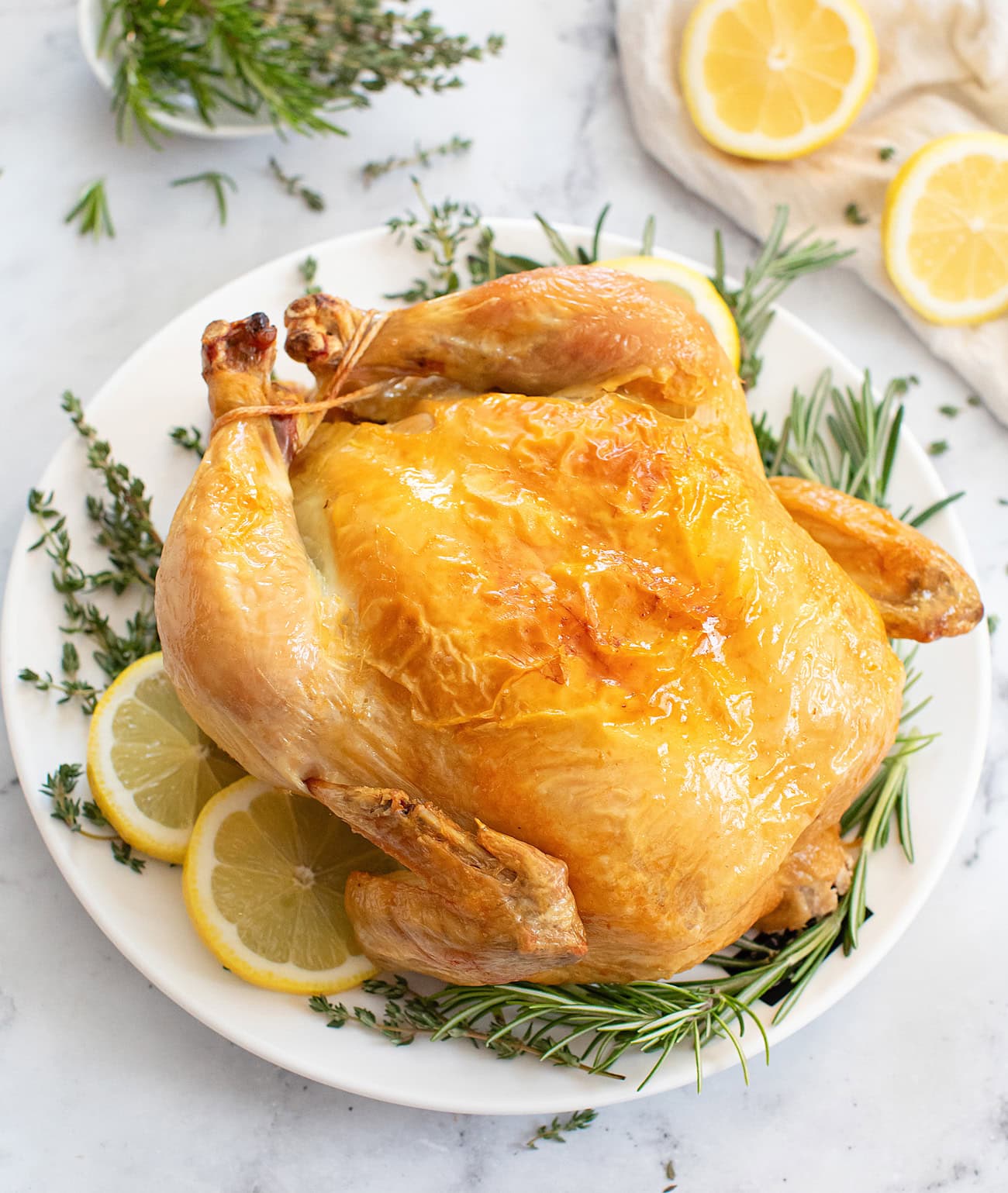 2 Ingredient Crispy Roast Chicken - Kirbie's Cravings