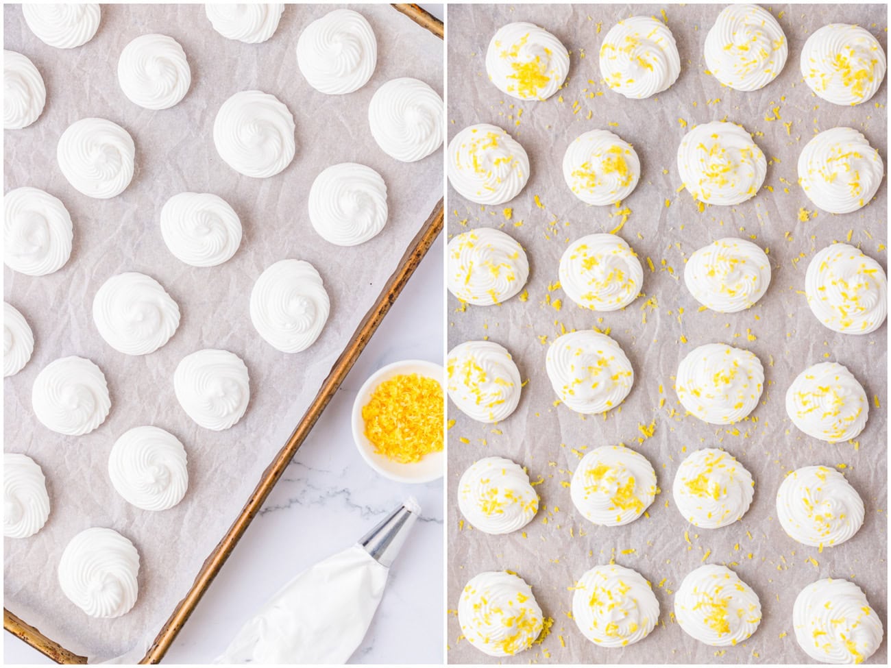 3 Ingredient Lemon Cloud Cookies (No Butter or Oil) - Kirbie's Cravings