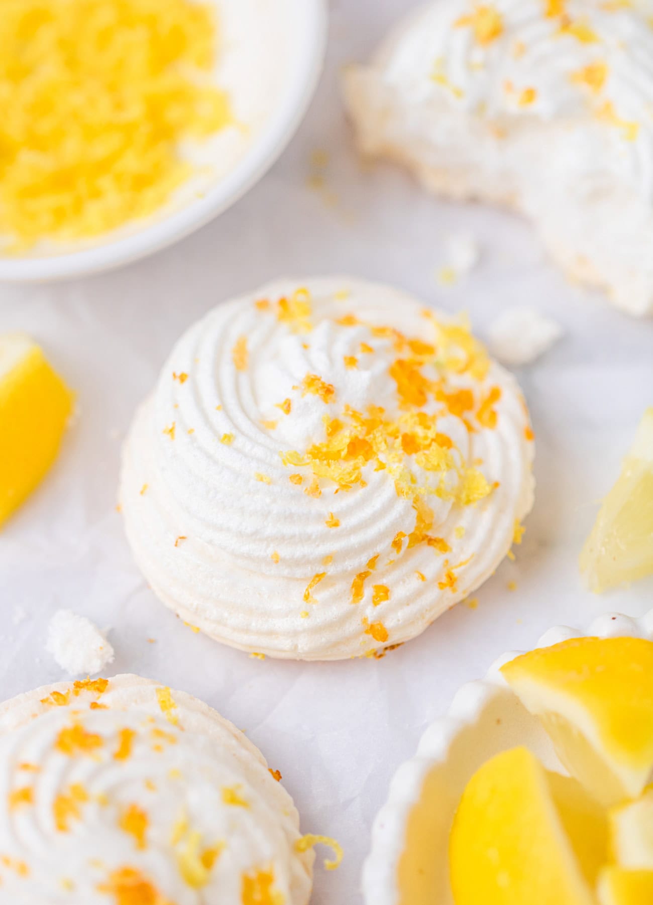 3 Ingredient Lemon Cloud Cookies (No Butter or Oil) - Kirbie's Cravings