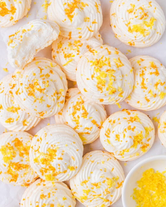 3 Ingredient Lemon Cloud Cookies (No Butter or Oil) - Kirbie's Cravings