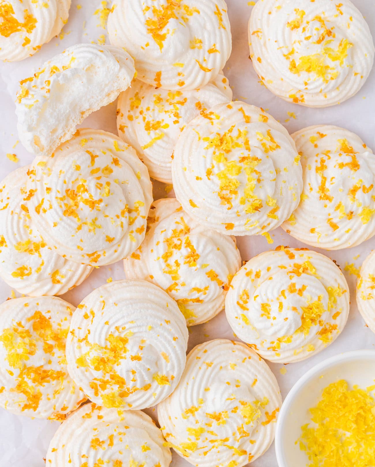 3 Ingredient Lemon Cloud Cookies (No Butter or Oil) - Kirbie's Cravings