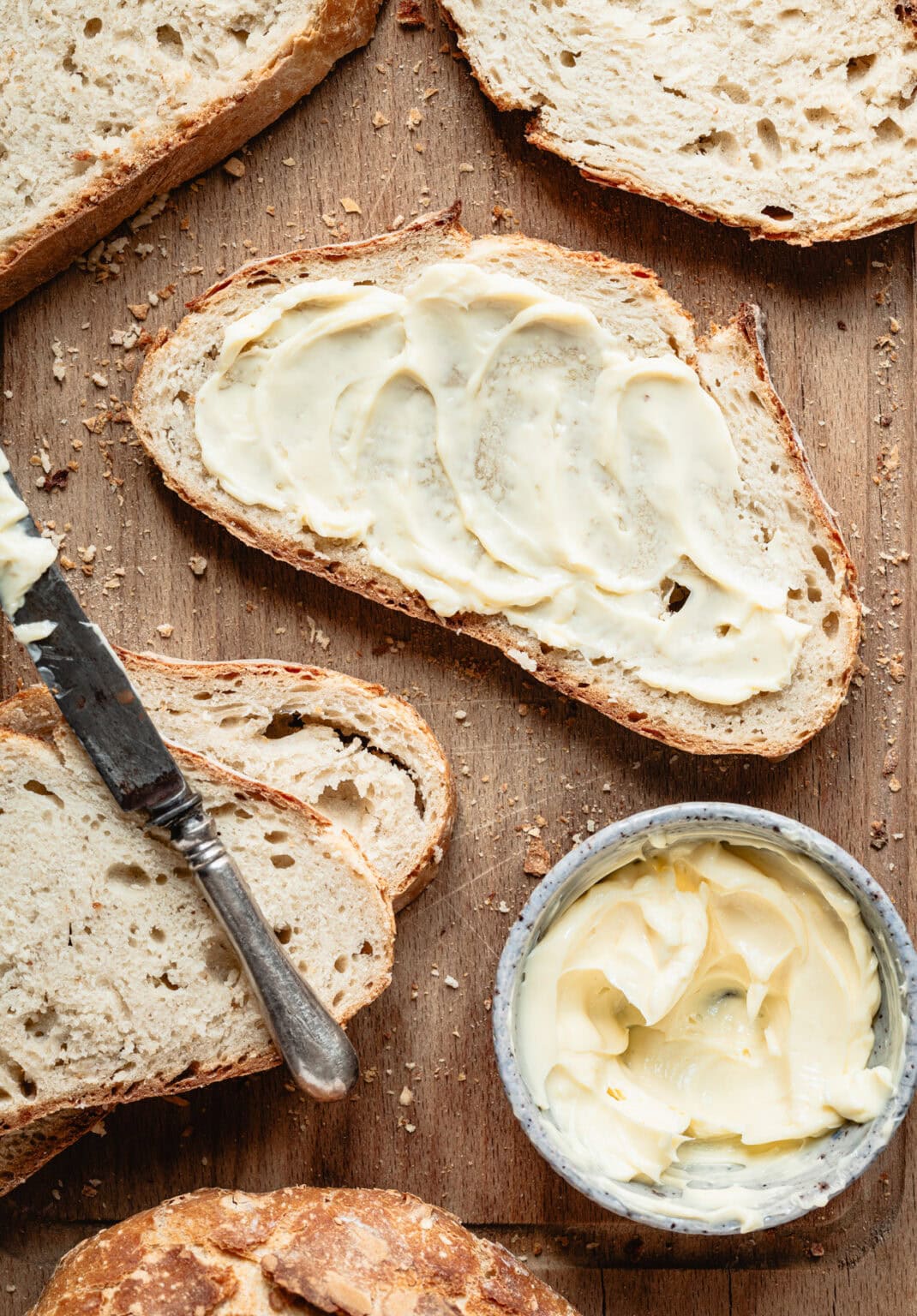 2 Ingredient Sourdough Bread (No starter or yeast) - Kirbie's Cravings