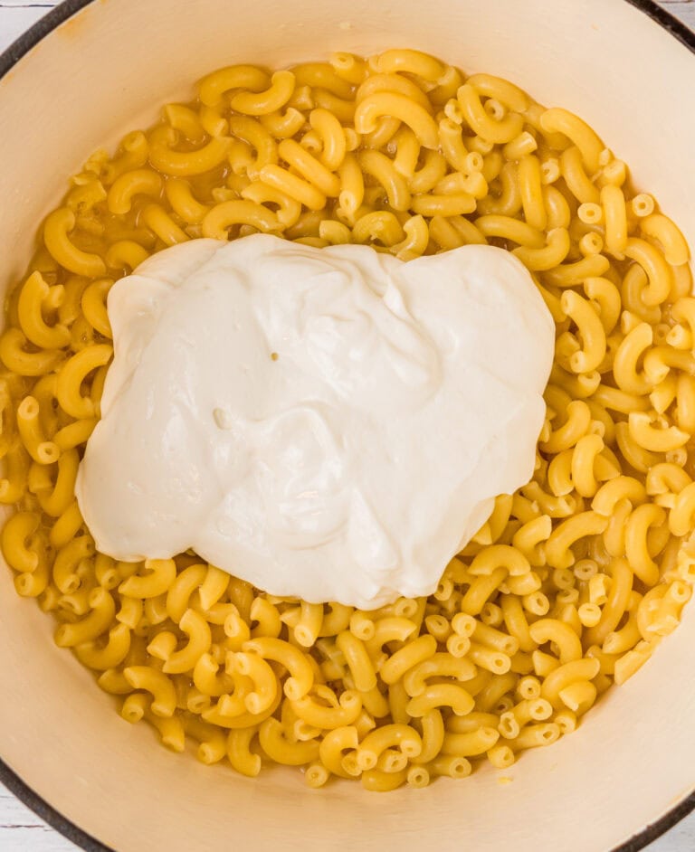 3 Ingredient Healthier Macaroni and Cheese - Kirbie's Cravings