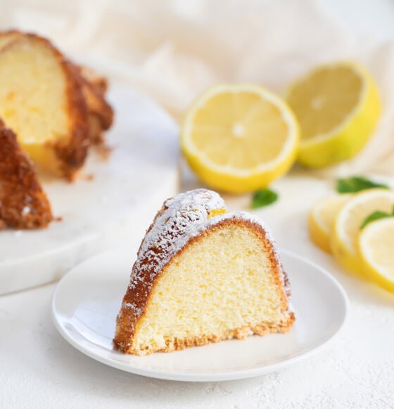 4 Ingredient Lemon Cake (No Flour, Butter or Oil) - Kirbie's Cravings