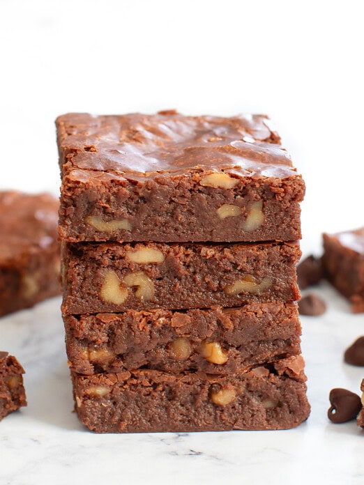 4 Ingredient Magic Bar Brownies - Kirbie's Cravings