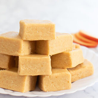 2 Ingredient Apple Fudge - Kirbie's Cravings