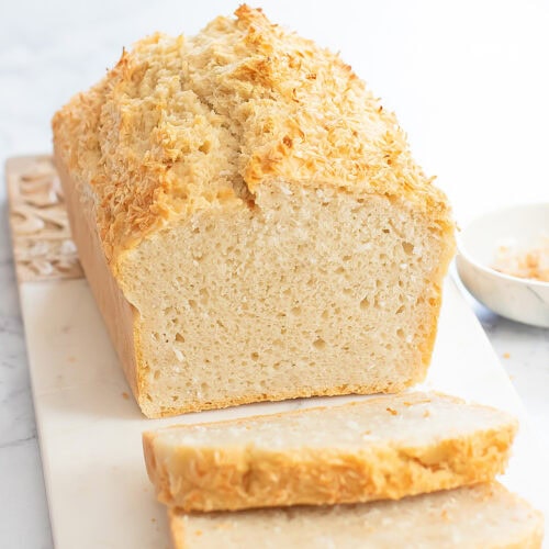 2 Ingredient Coconut Bread (No Yeast, Eggs, Dairy, Butter or Oil ...