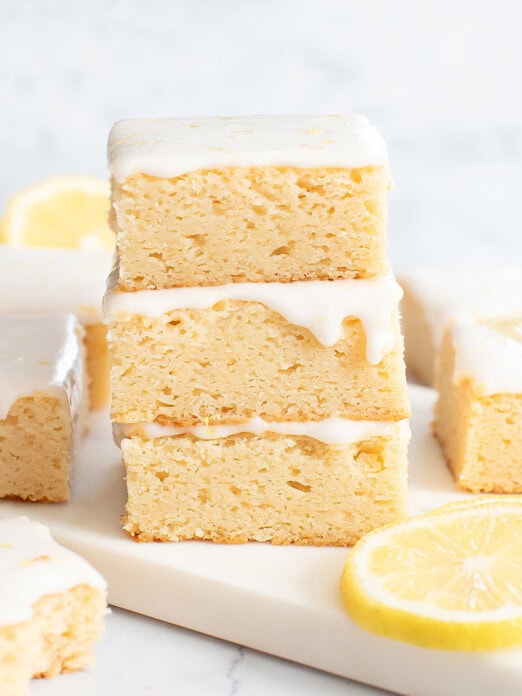 4 Ingredient Lemonies (Lemon Brownies) - Kirbie's Cravings