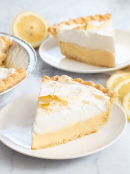 5 Ingredient Magic Lemon Pie - Kirbie's Cravings