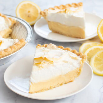 5 Ingredient Magic Lemon Pie - Kirbie's Cravings