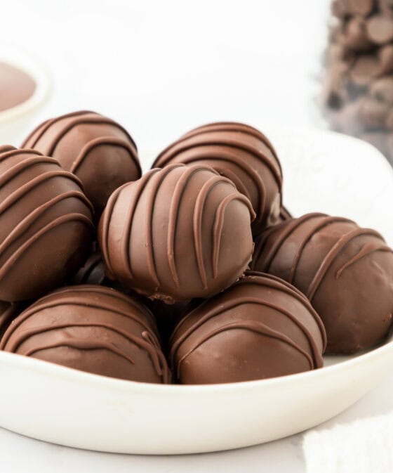 2 Ingredient Healthier Truffles - Kirbie's Cravings