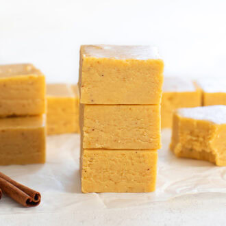 2 Ingredient Pumpkin Fudge - Kirbie's Cravings
