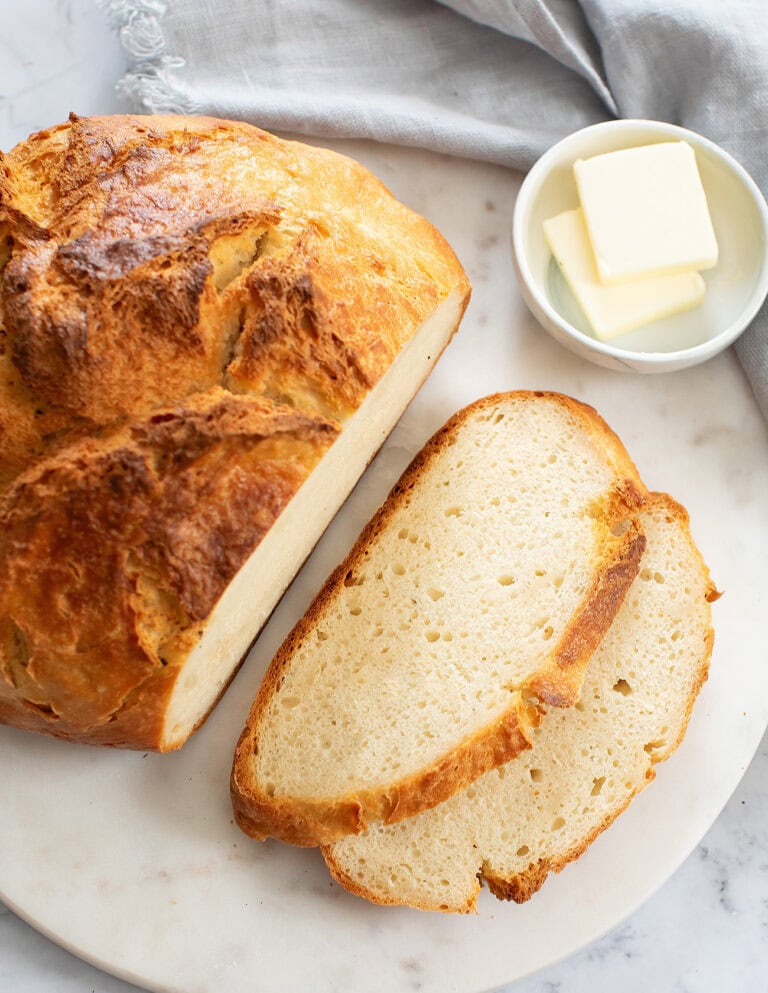 2 Ingredient Yogurt Bread (No Knead, No Yeast) - Kirbie's Cravings