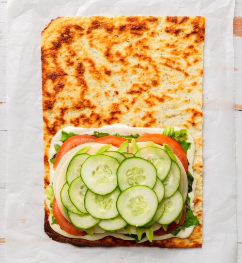 2 Ingredient Cottage Cheese Flatbread (Keto, Low Carb) - Kirbie's Cravings