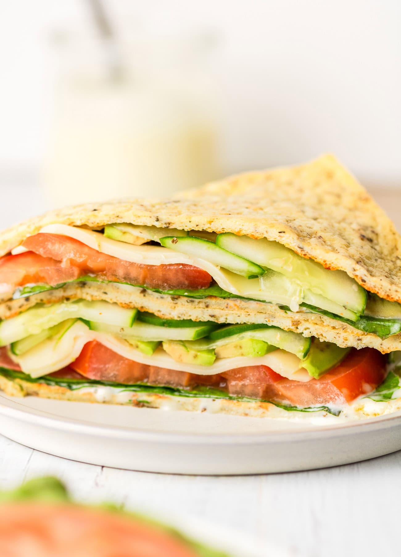 2 Ingredient Cottage Cheese Flatbread (Keto, Low Carb) - Kirbie's Cravings