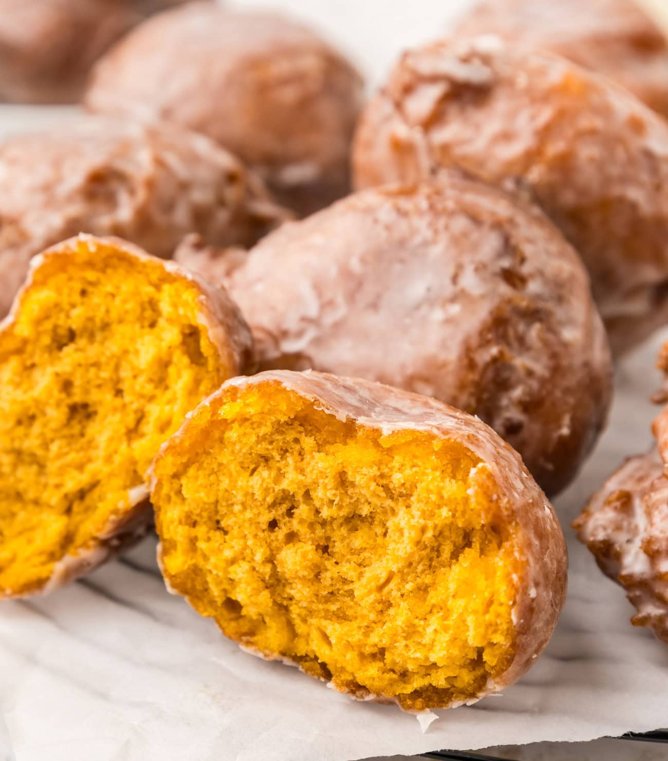 2 Ingredient Pumpkin Pie Fritters - Kirbie's Cravings