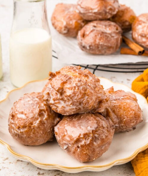 2 Ingredient Pumpkin Pie Fritters - Kirbie's Cravings