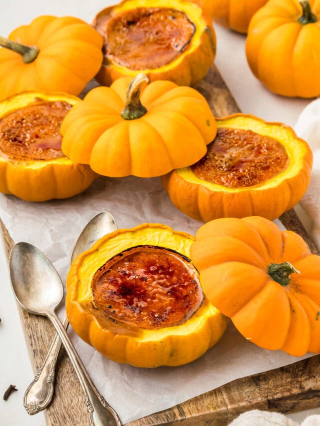 3 Ingredient Pumpkin Creme Brulee - Kirbie's Cravings
