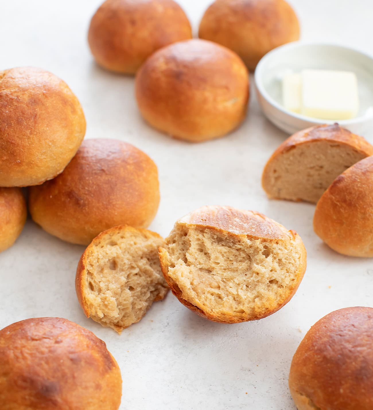4 Ingredient Healthy Yogurt Bread Rolls (No Yeast, No Knead) - Kirbie's ...