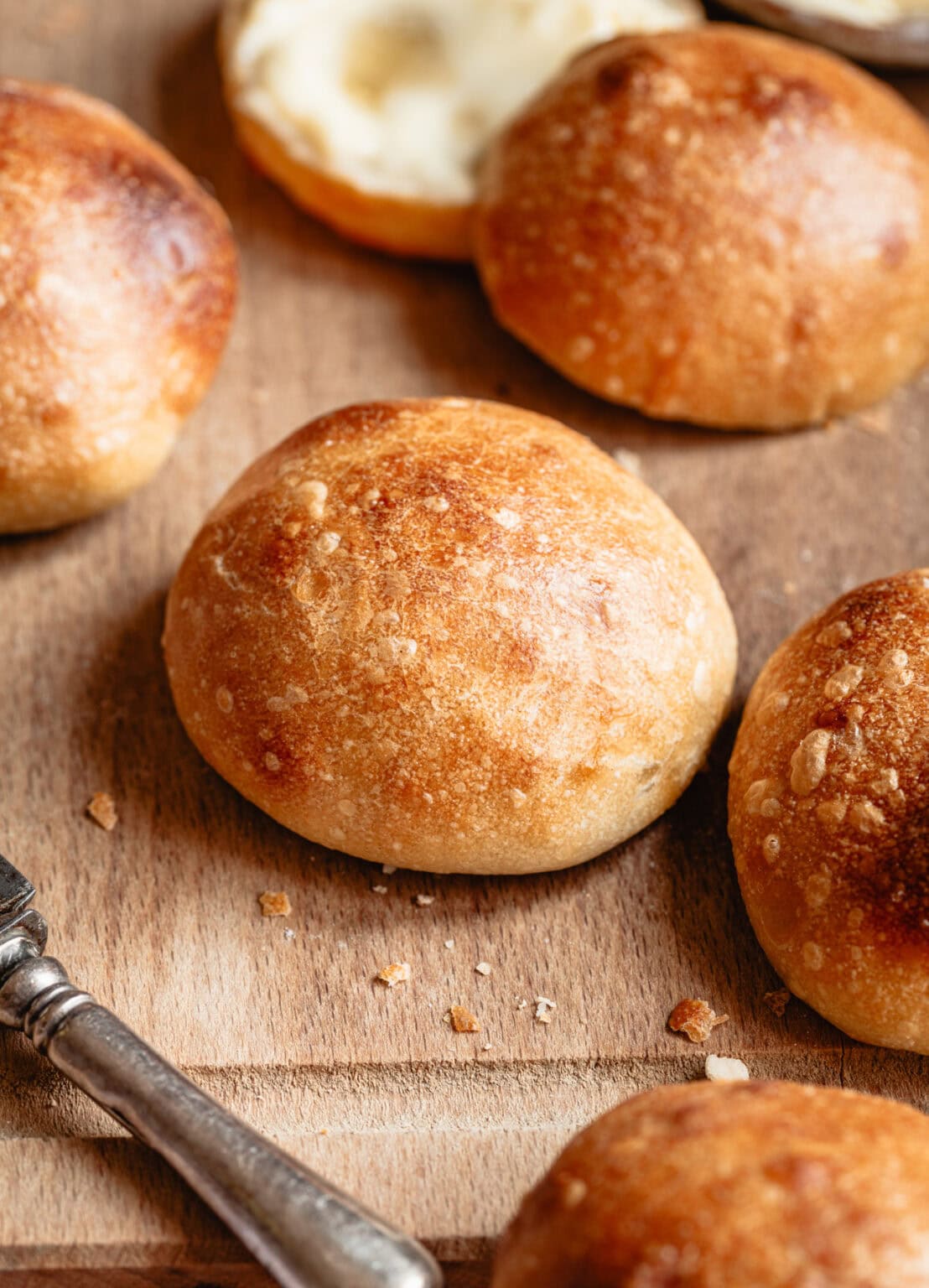 2 Ingredient Bread Rolls (No Yeast, No Knead) - Kirbie's Cravings