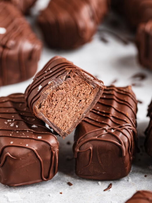 2 Ingredient Chocolate Candy Bars - Kirbie's Cravings
