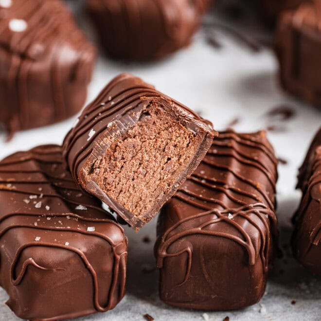 2 Ingredient Chocolate Candy Bars - Kirbie's Cravings