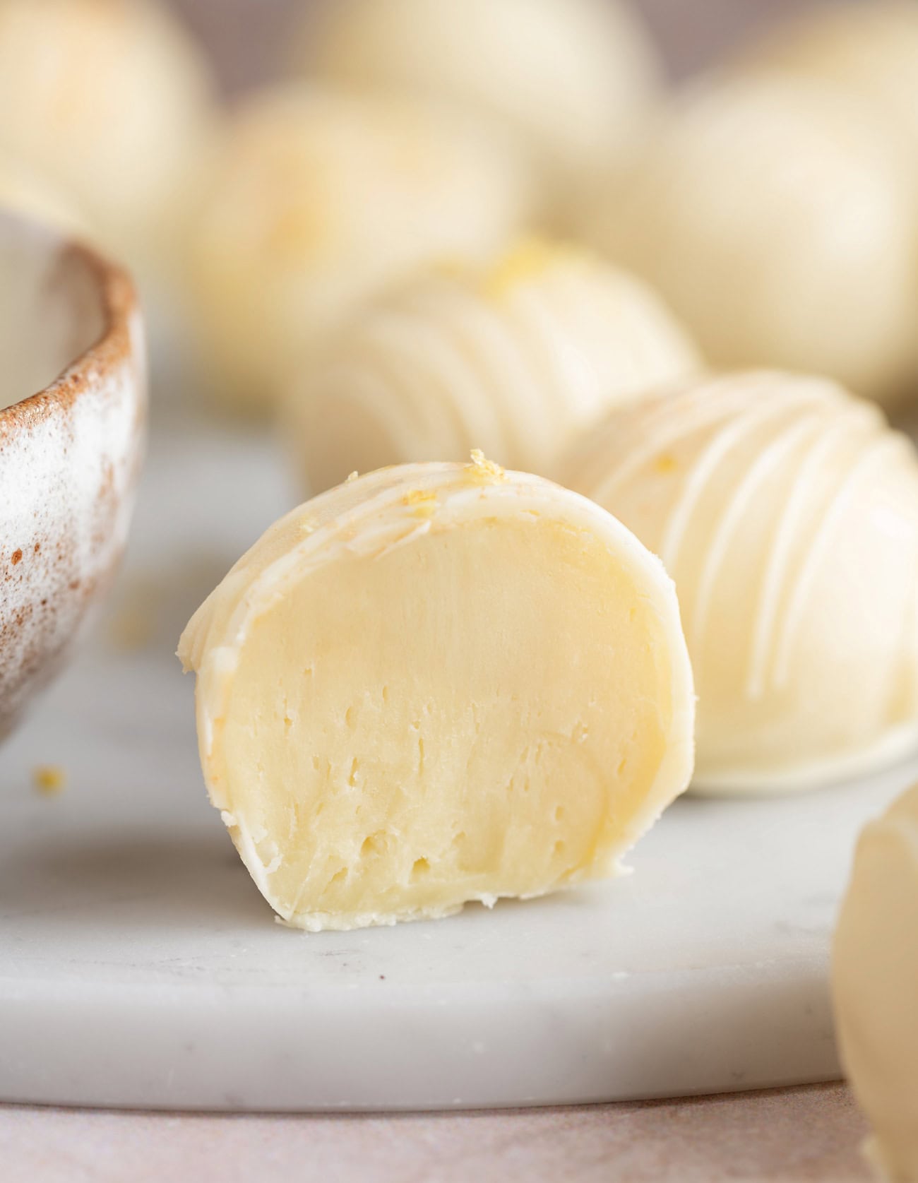 3 Ingredient Lemon Truffles - Kirbie's Cravings