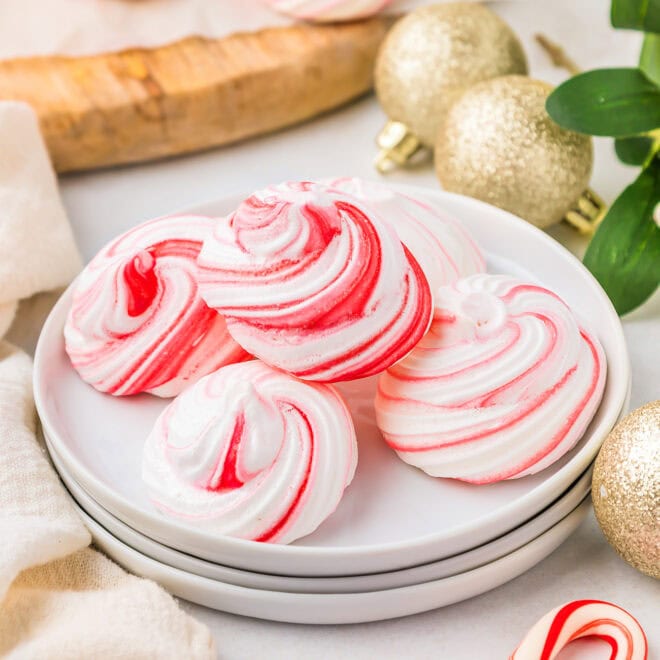 3 Ingredient Peppermint Cloud Cookies - Kirbie's Cravings