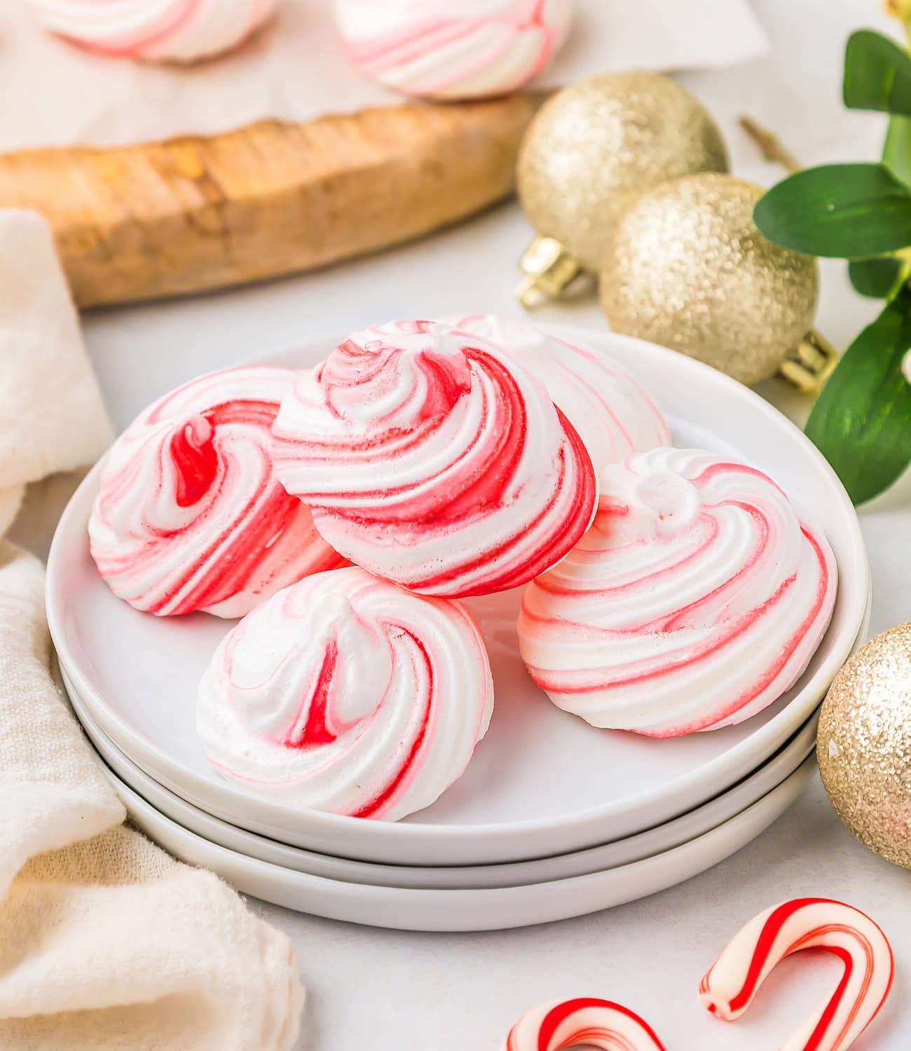 3 Ingredient Peppermint Cloud Cookies - Kirbie's Cravings