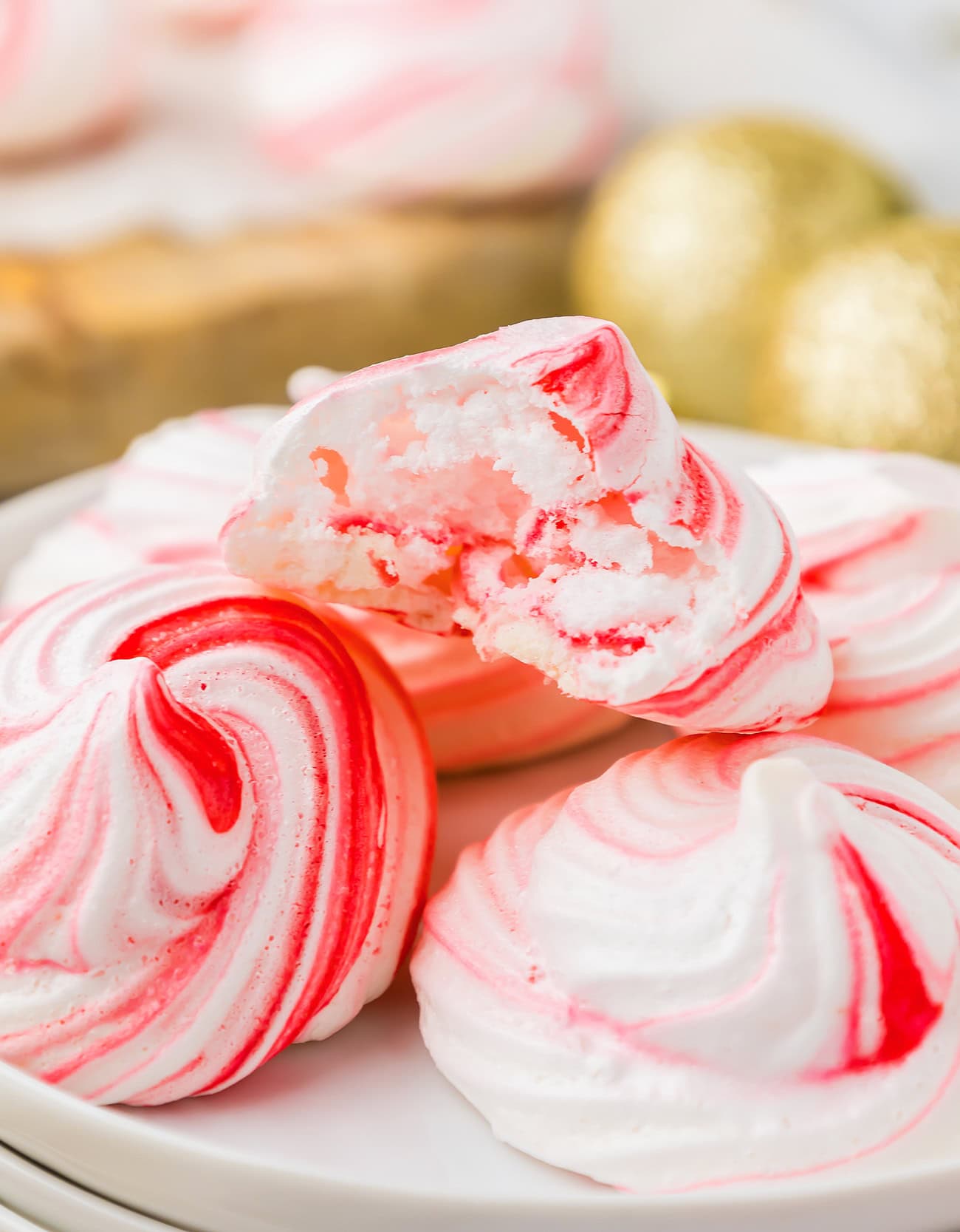 3 Ingredient Peppermint Cloud Cookies - Kirbie's Cravings