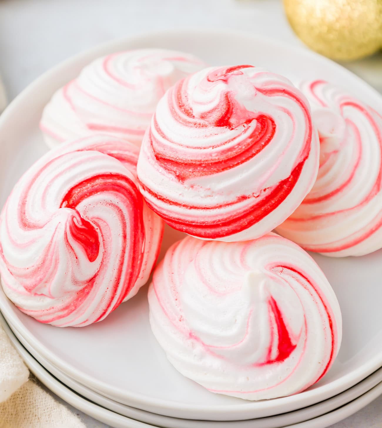 3 Ingredient Peppermint Cloud Cookies - Kirbie's Cravings