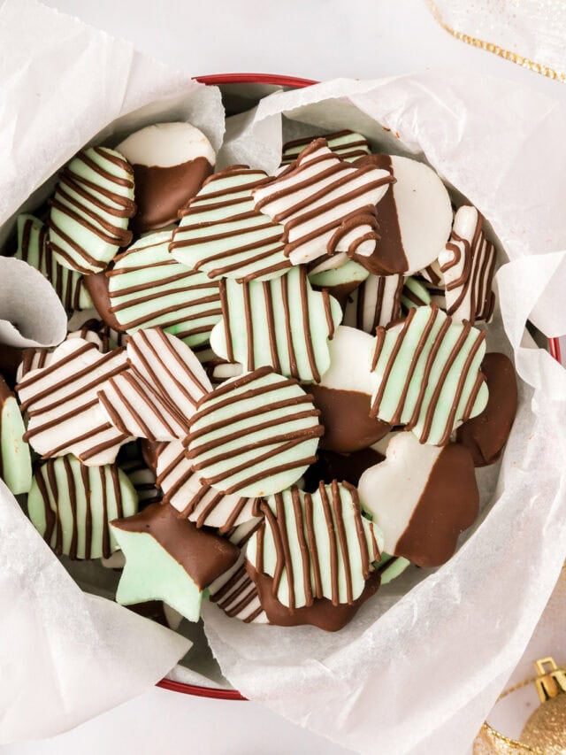 3 Ingredient Peppermint Creams - Kirbie's Cravings