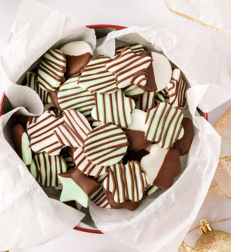 3 Ingredient Peppermint Creams - Kirbie's Cravings
