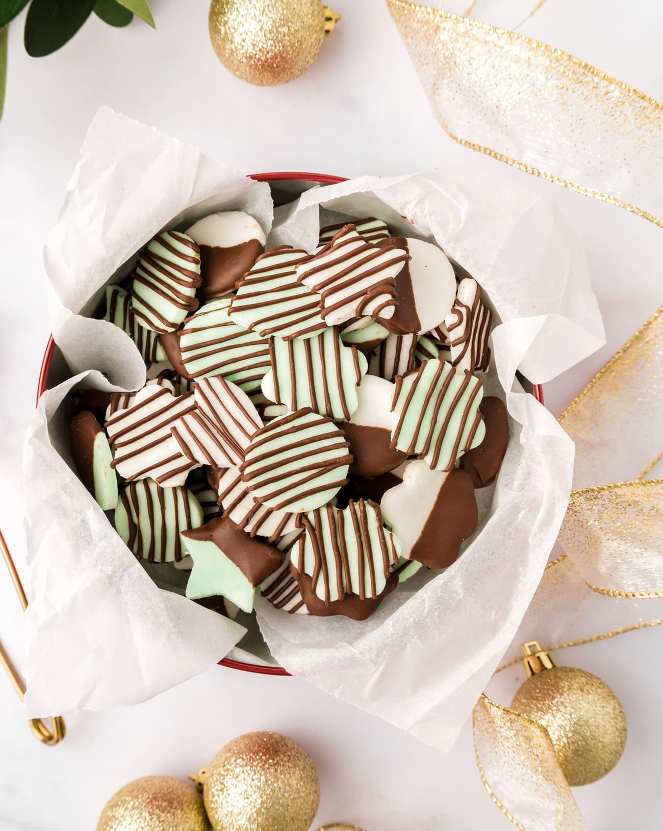3 Ingredient Peppermint Creams - Kirbie's Cravings