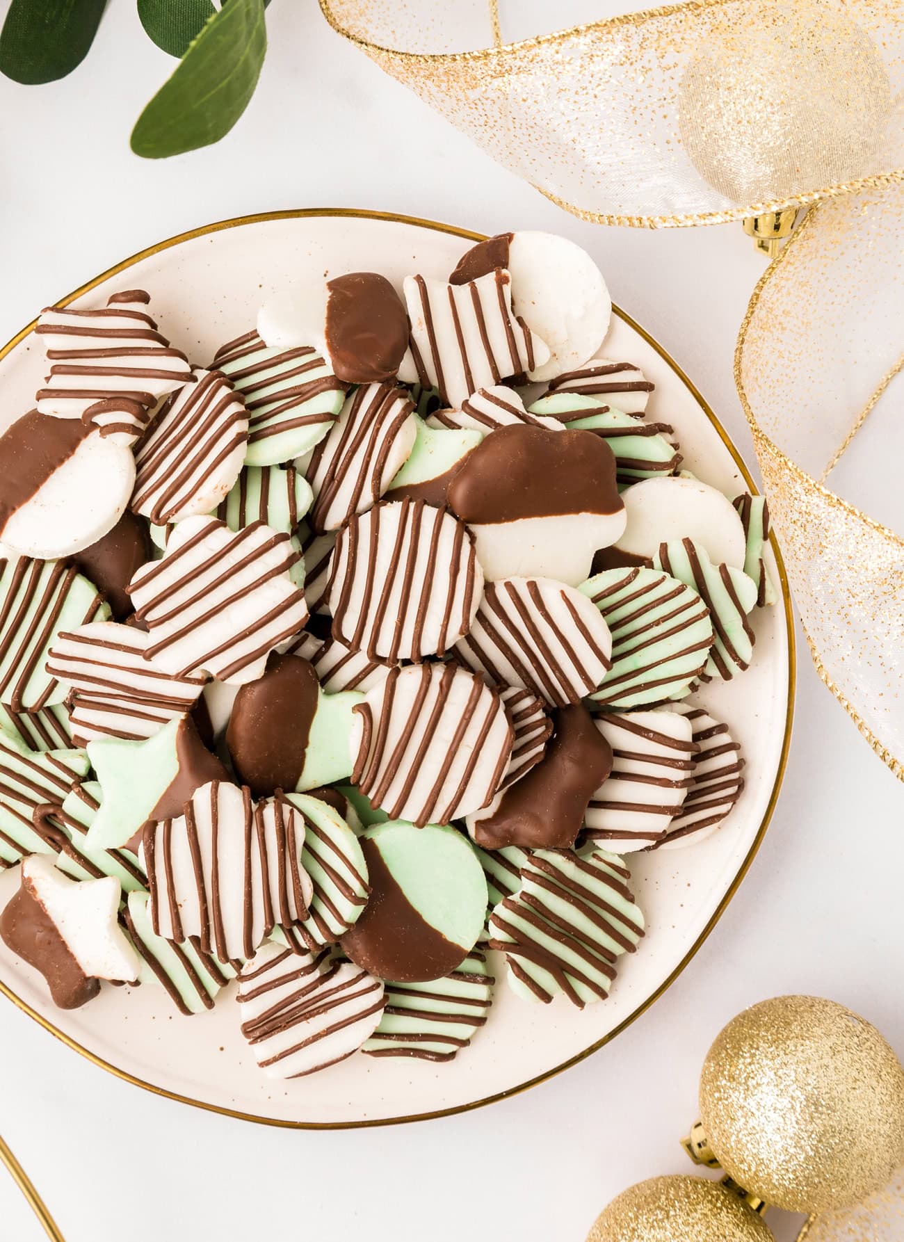 3 Ingredient Peppermint Creams - Kirbie's Cravings
