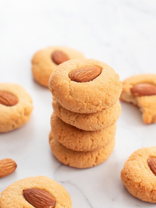 2 Ingredient Healthy Almond Cookies - Kirbie's Cravings