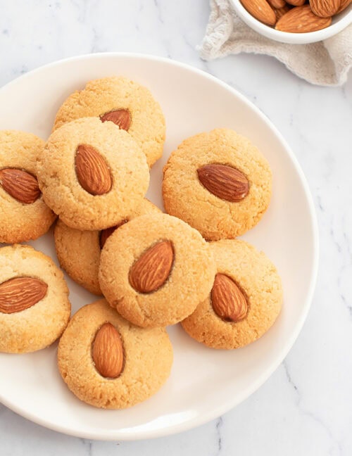 2 Ingredient Healthy Almond Cookies - Kirbie's Cravings