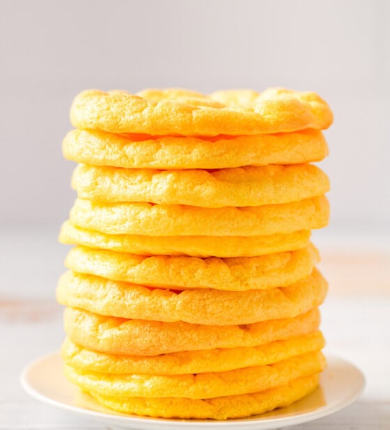 2 Ingredient Keto Cottage Cheese Cloud Bread - Kirbie's Cravings