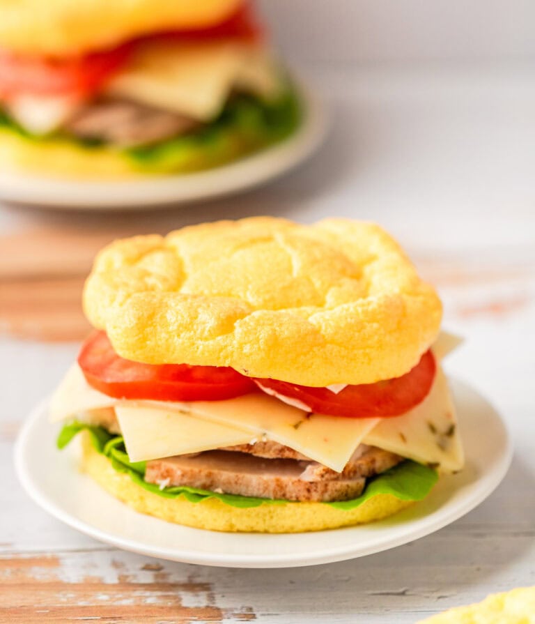 2 Ingredient Keto Cottage Cheese Cloud Bread - Kirbie's Cravings