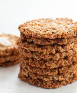 2 Ingredient Healthy Crispy Almond Cookies - Kirbie's Cravings