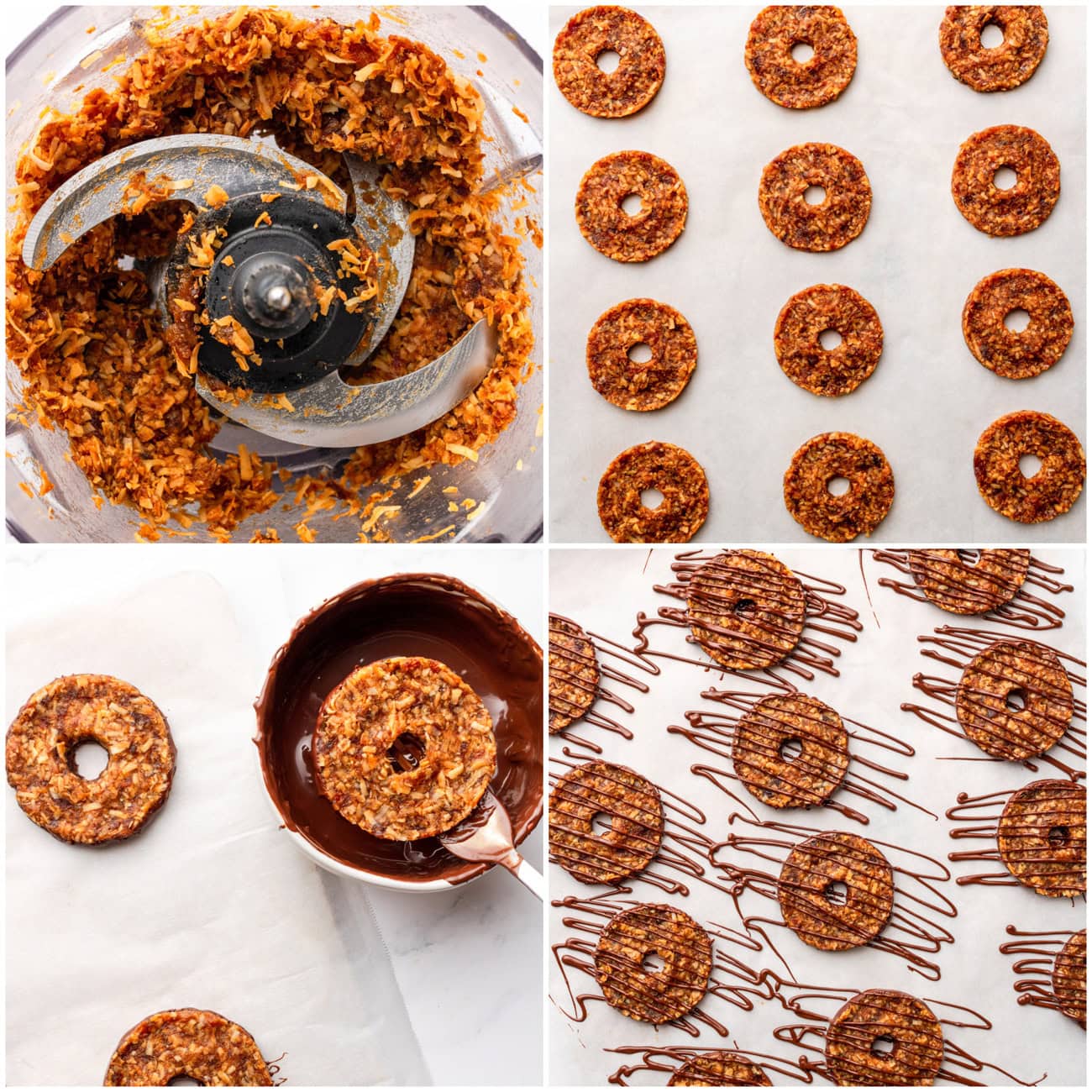 3 Ingredient No Bake Healthier Samoas Cookies - Kirbie's Cravings