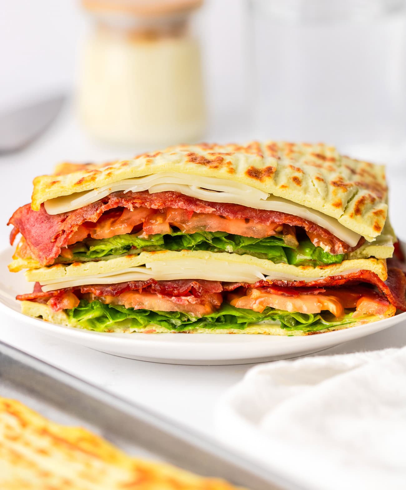 3 Ingredient Avocado Cottage Cheese Flatbread (Keto, Low Carb) - Kirbie ...