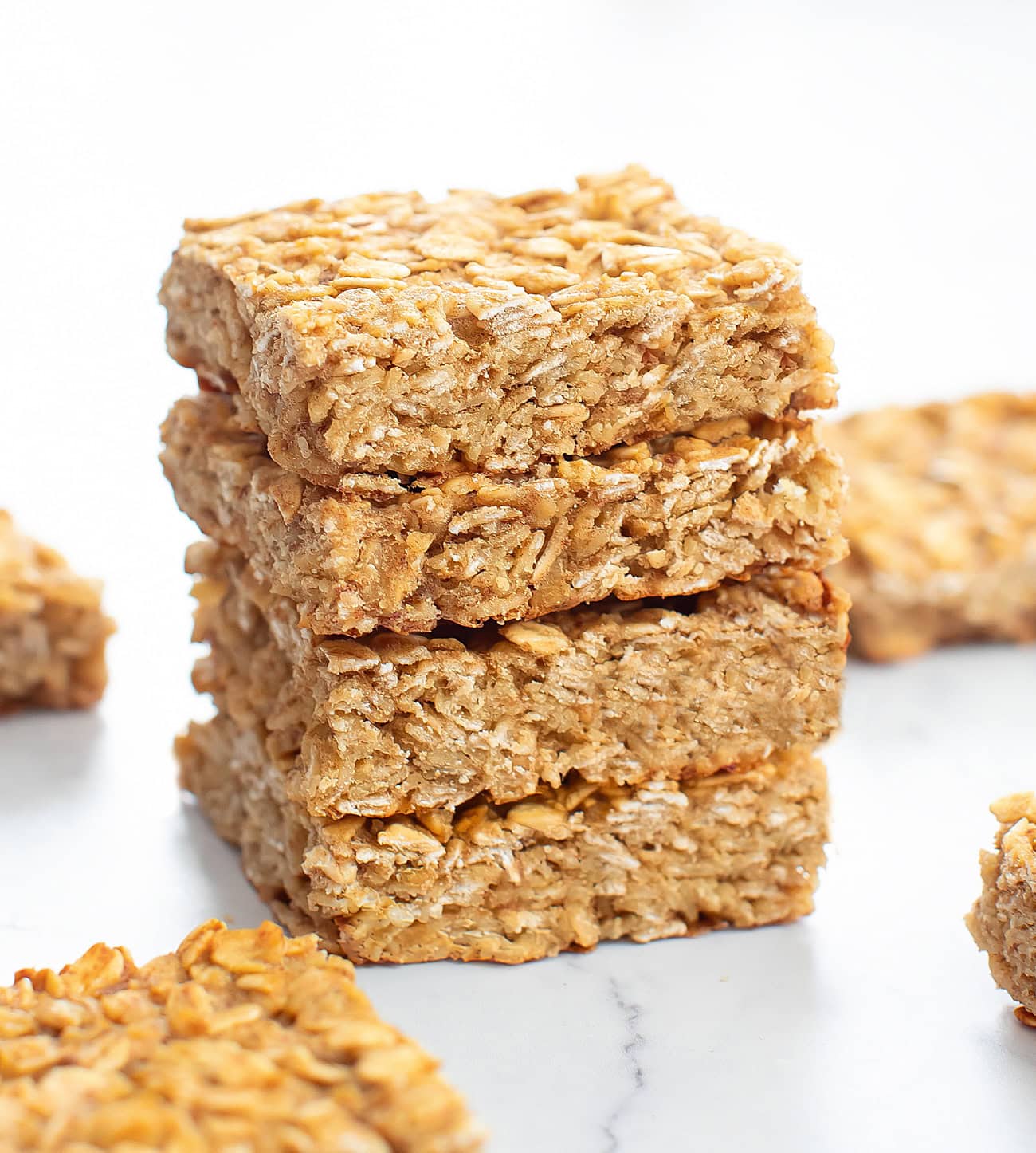 3 Ingredient Healthy Oatmeal Bars - Kirbie's Cravings