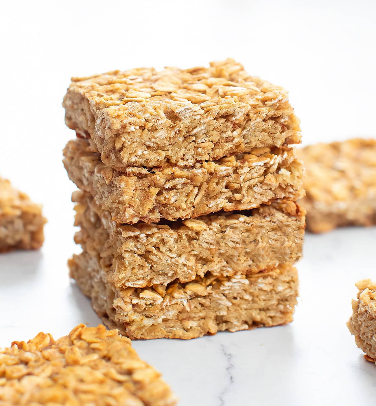 3 Ingredient Healthy Oatmeal Bars - Kirbie's Cravings