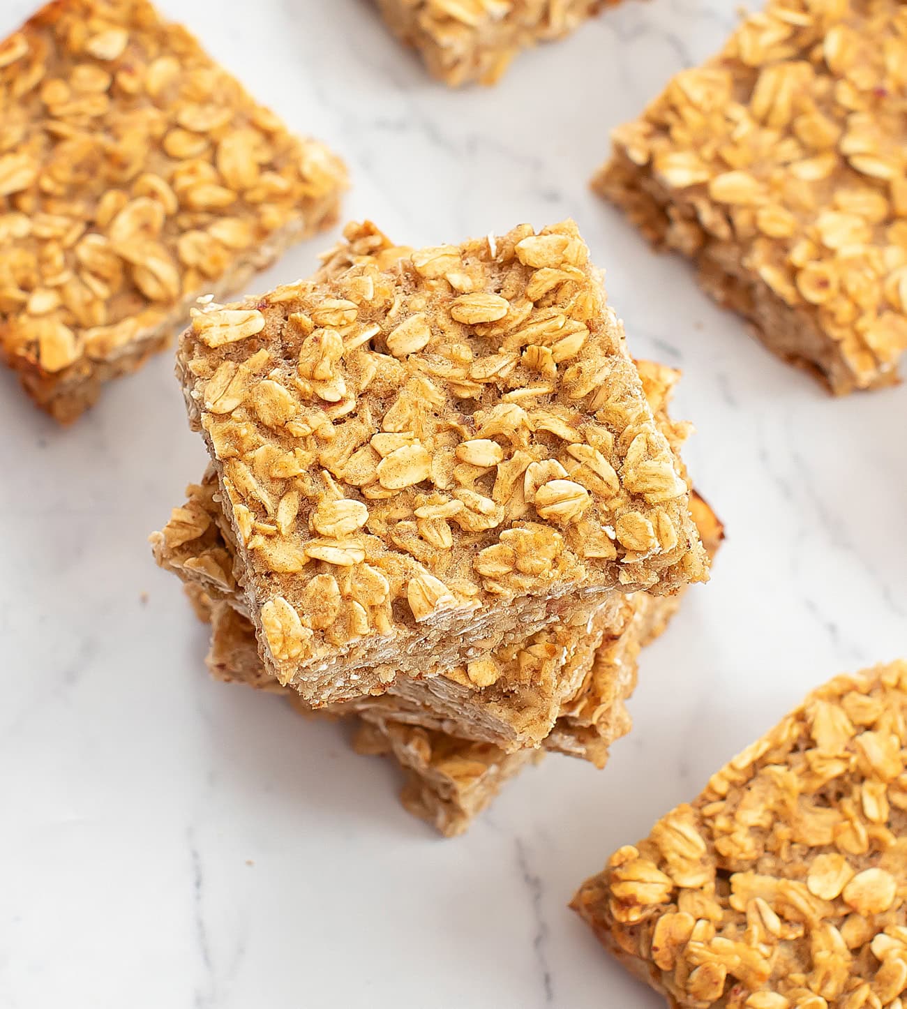 3 Ingredient Healthy Oatmeal Bars - Kirbie's Cravings
