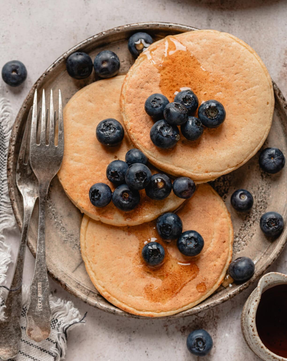 4 Ingredient Healthy Cottage Cheese Pancakes - Kirbie's Cravings